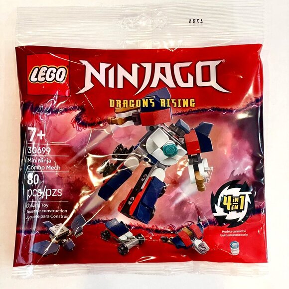 Lego | Toys | New Lego 3699 Ninjago 4 In Mini Ninja Combo Mech Polybag ...